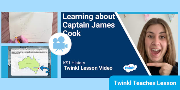 FREE! - KS1 (Ages 5-7) History : Captain James Cook Video Lesson
