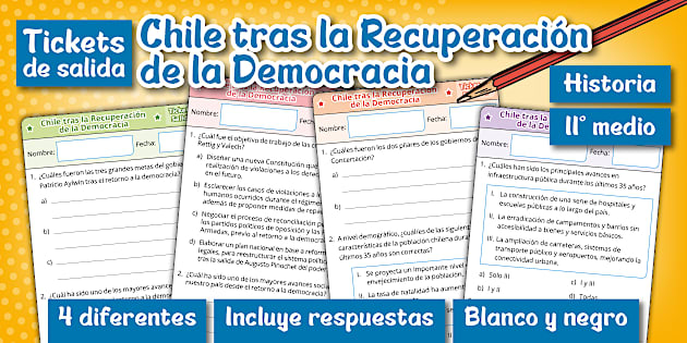 Ticket de Salida: Chile tras la Recuperacion de la Democracia