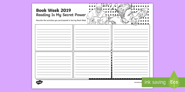 CBCA Book Week 2019 Description Worksheet (professor feito)