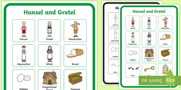Hansel and Gretel Vocabulary Poster (teacher made) - Twinkl