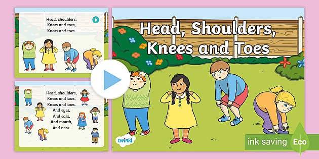 Head Shoulders Knees and Toes PowerPoint (teacher made)