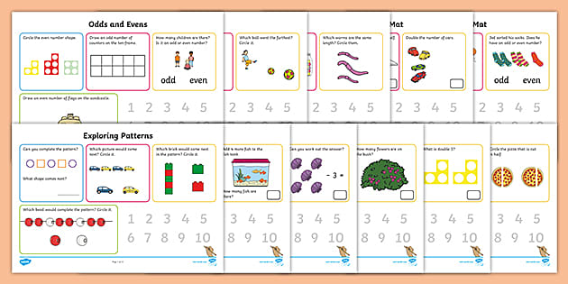 👉 EYFS Maths Activities - Summer Term Activity Mats