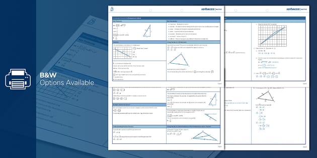 FREE! - 👉 2-Dimensional Vectors Knowledge Organiser | AS Pure Maths