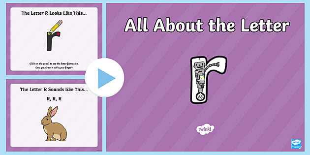All About the Letter R PowerPoint (teacher made) - Twinkl
