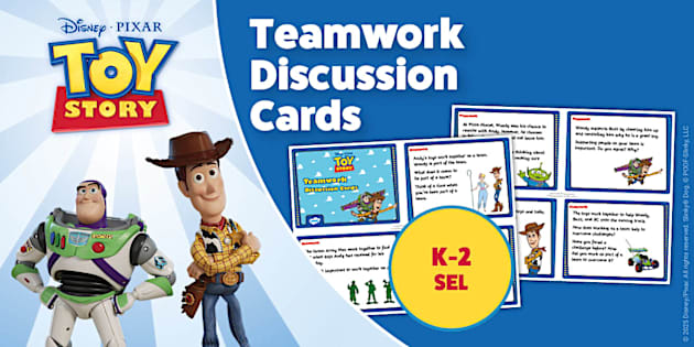Toy Story: Teamwork Speaking and Listening Discussion Cards