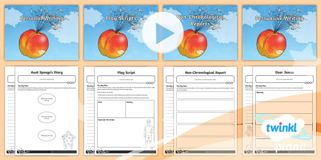Explorers: James and the Giant Peach Y4 Writing Assessment To Support ...