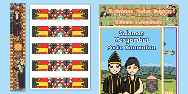 Kaamatan Classroom Decoration Pack: Kaamatan Decoration