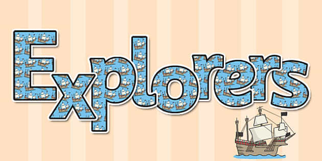 Explorers Display Lettering (teacher made)