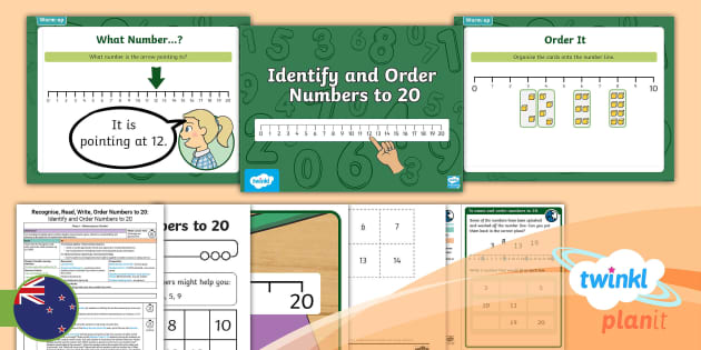 Phase 1 Identify and Order Numbers to 20 Lesson 6 - Twinkl