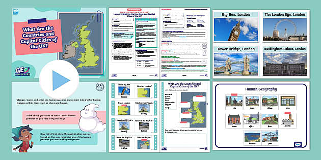 Geo Wonderers KS1: The United Kingdom Lesson Pack 2 - Twinkl