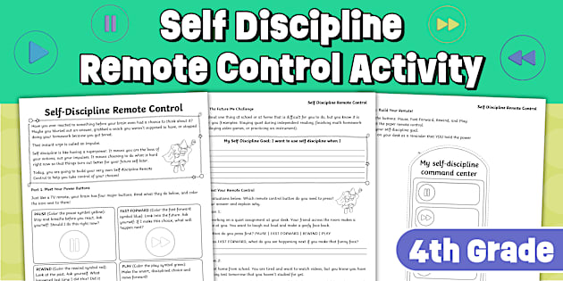 Self Discipline Remote Control Activity