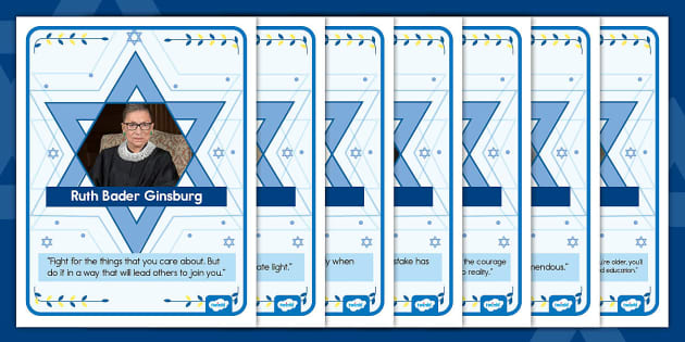 Jewish American Heritage Month Notable People Posters