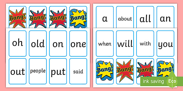 Alphabet Bang Card Game (teacher made)