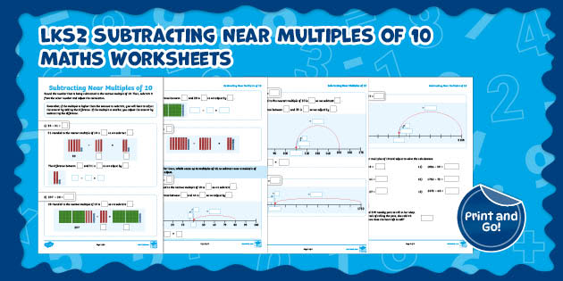 👉 LKS2 Subtracting Near Multiples of 10 Maths Worksheets