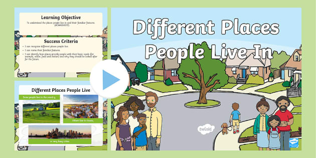 Different Places People Live In PowerPoint - Twinkl