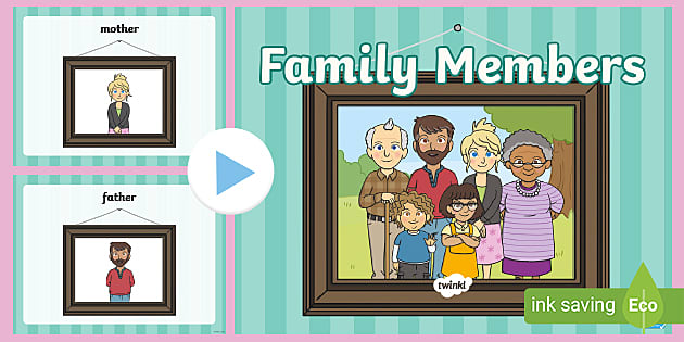 My Family Members PowerPoint | Teaching Resource