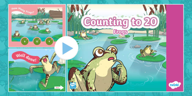 👉 Counting to 20 Frogs PowerPoint (nauczyciel wykonał) 👉 Counting to 20 Frogs PowerPoint (nauczyciel wykonał)