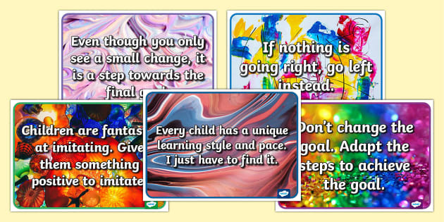 Positive Quotes for Educators (teacher made) - Twinkl