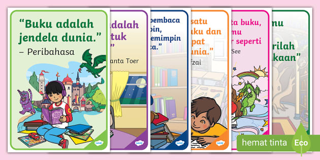 Kutipan Tokoh Penulis Buku Terkenal | Famous Quotes Poster