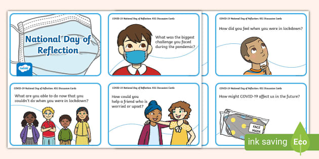 COVID-19 National Day of Reflection KS1 Discussion Cards