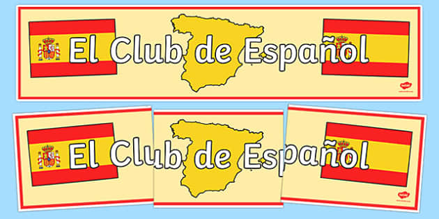 Spanish Club Display Banner (teacher made) - Twinkl