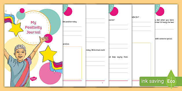 My Positivity Journal (teacher made)