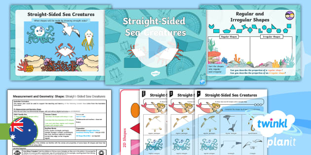 Year 2 Shape: 2D Shapes Lesson 2 (teacher made) - Twinkl