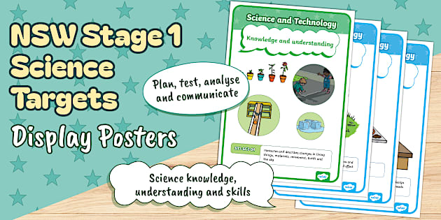 NSW Stage 1 Science Targets Posters