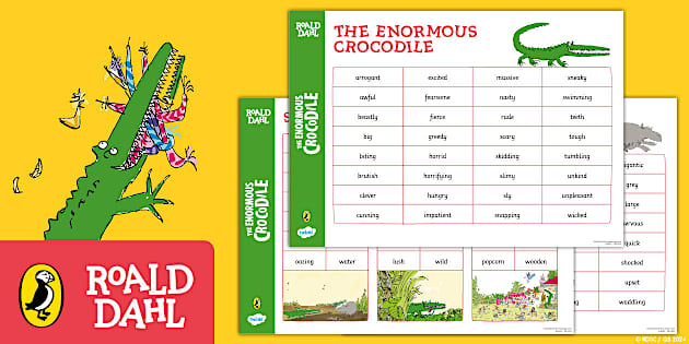 FREE! - The Enormous Crocodile: Word Mats (teacher made)