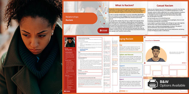Racism Lesson Pack | Relationships | Secondary RSE | Beyond