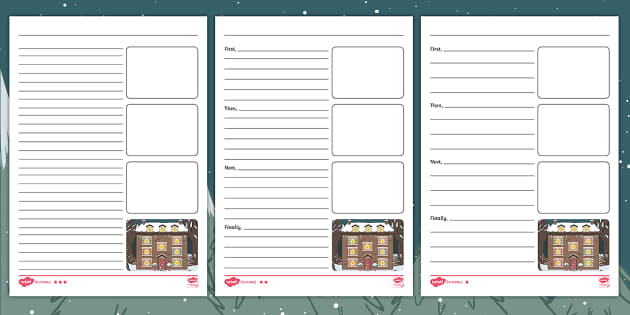 Ten Little Lights Recount Writing Frames