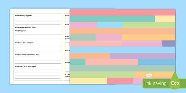 * NEW * My Self-Harm Safety Plan