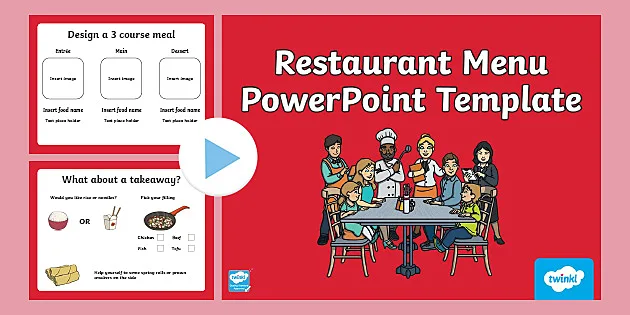 Powerpoint Menu Template