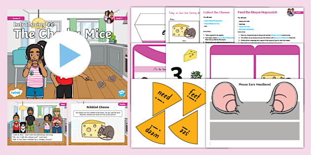 'ee' Lesson Pack - Level 3 Week 4 Lesson 2 (teacher made)