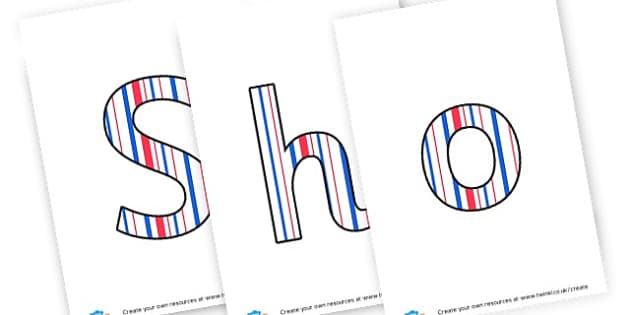 Shop Sign - Display Lettering