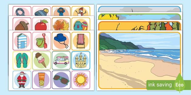 Australian Seasons Sorting Game (teacher made) - Twinkl