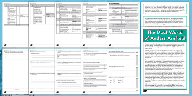 Year 6 Term 1 Fiction Reading Assessment (teacher made)