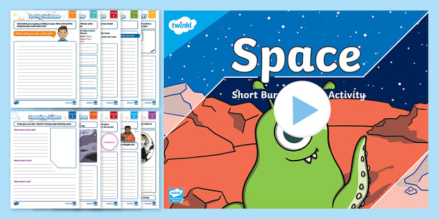 KS1 Space Short Burst Writing Morning Activity Pack Twinkl ks1-space-short-burst-writing-morning-activity-pack-twinkl