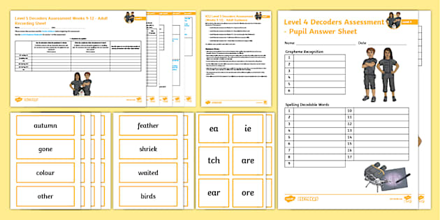 KS2 Level 5 Weeks 9 -12 Phonics Intervention Assessment