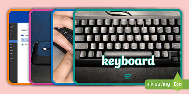 Word Processing Skills Display Photos (teacher made)