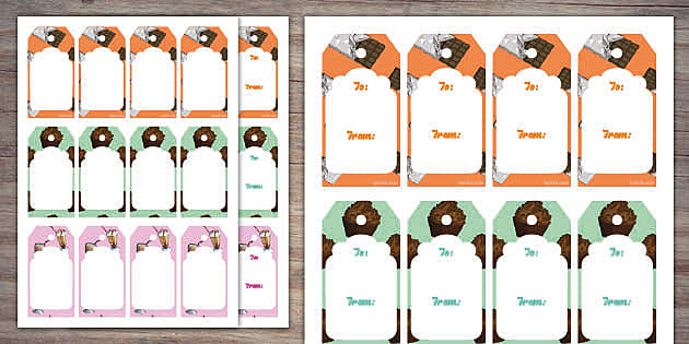 Chocolate Gift Tags | Twinkl Party (teacher made) - Twinkl