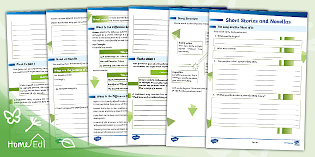 Secondary English Cheat Sheet: Short Stories and Novellas
