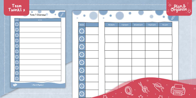 Australian Generic Planner | Term Overviews (teacher made)