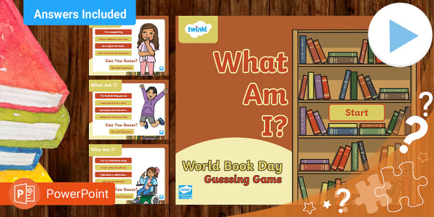 Who Am I? World Book Day Guessing Game - Kids Puzzles