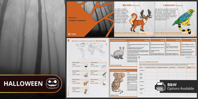 KS3 Biomes Halloween Lesson Pack (Teacher-Made) - Twinkl