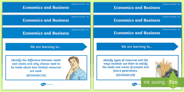 Yr 5 Economics & Business HASS Content Descriptor Statements