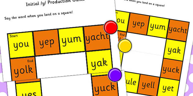 Initial 'y' Production Game (Teacher-Made) - Twinkl