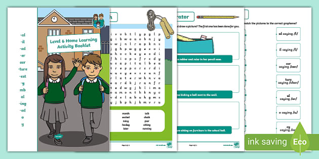 Back to School Phonics Level 6 Revision Booklet 2 - Twinkl