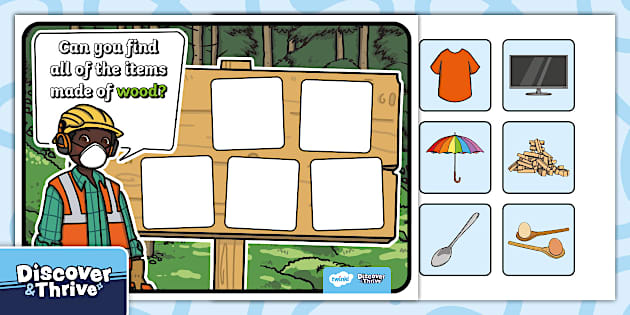 STEM (Materials) The Forest Board Game (Senior Infants)