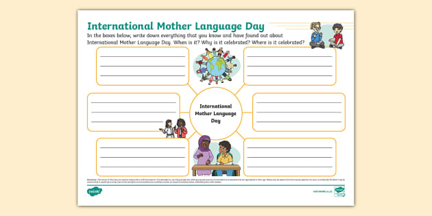 International Mother Language Day Mind Map (teacher made) International Mother Language Day Mind Map (teacher made)